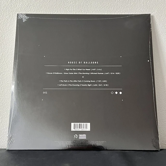 THE WEEKND TRILOGY 3 Vinyl LP Set - House Of Balloons-Thursday-Echoes ...