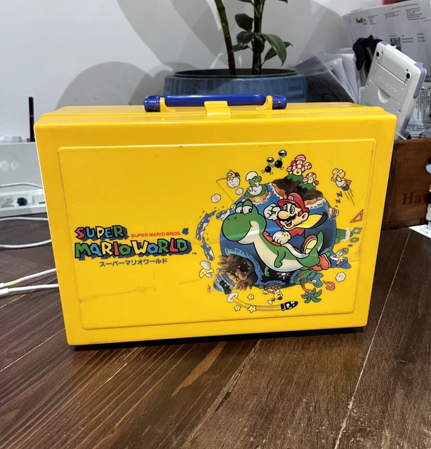 SUPER FAMICOM - SUPER MARIO WORLD CARRY CASE - Yellow Hard Storage ...