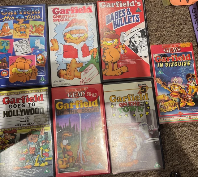 GARFIELD VHS BUNDLE. X7 Video Bundle £25.99 - PicClick UK
