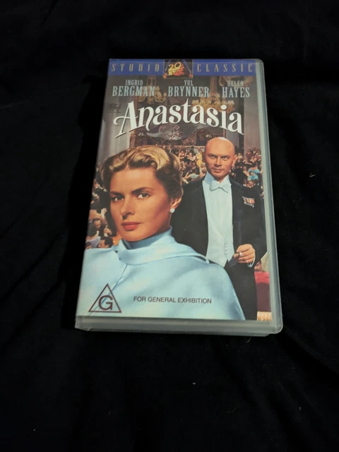 ANASTASIA VHS MOVIE Tape Video 20th Century Fox Ingrid Bergman G VGC ...