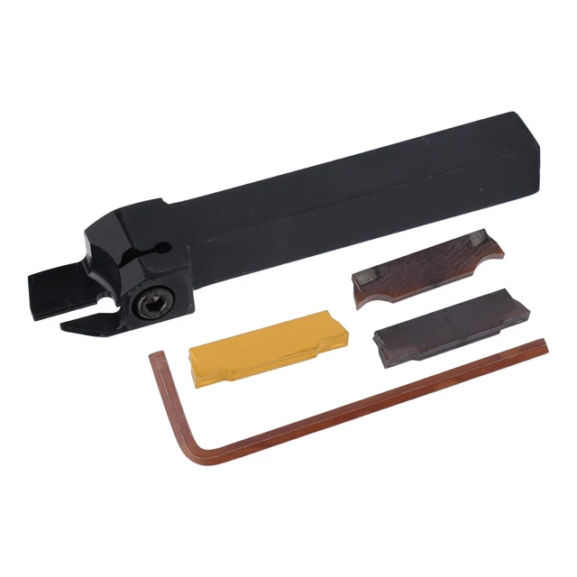 ENSEMBLE PORTE-OUTILS DE rainure de tour CNC avec trois inserts en carbure MGMN2 EUR 24,65 ...