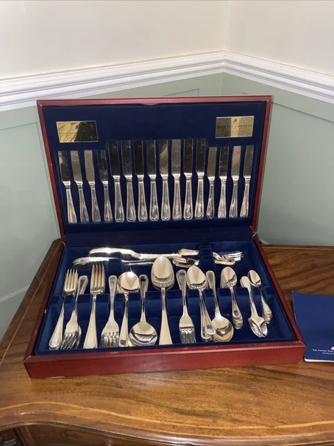 VINERS GUILD SILVER Collection 100 Piece Canteen Of Cutlery For 8 ...