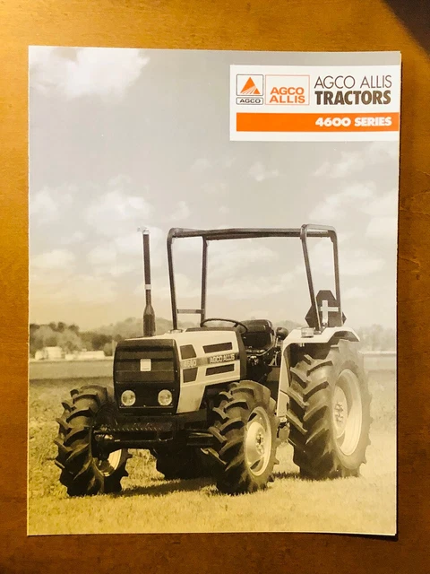 1991 DEUTZ ALLIS 4600 Series 4650 & 4660 Tractors Sales Brochure 4 ...