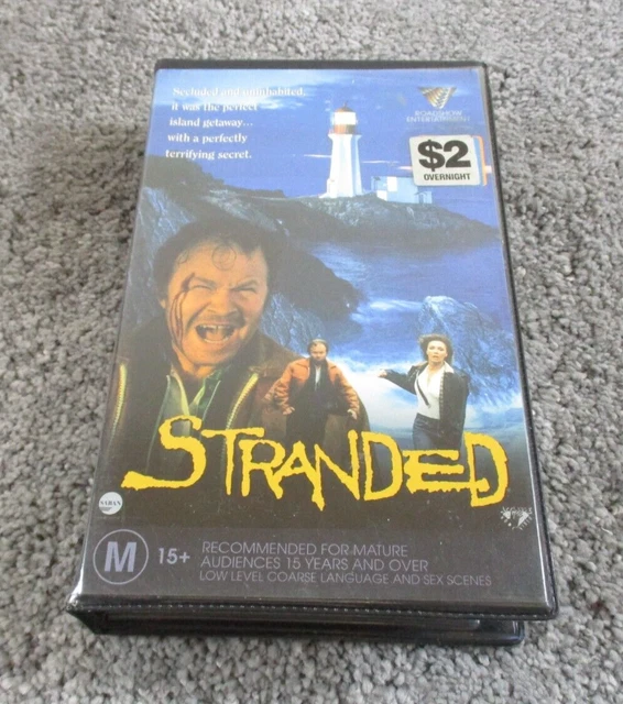 STRANDED VHS EX Rental 1991 Rare B Movie Clamshell Roadshow Thriller £ ...