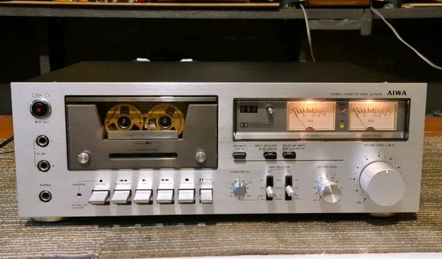 VINTA AIWA CASSETTE Deck Front Loading Tape Player/Made In Japan $380. ...