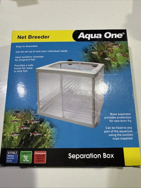 AQUA ONE NET Breeder Separation Box Small 3L Aquarium Fish Tank $10.00 ...
