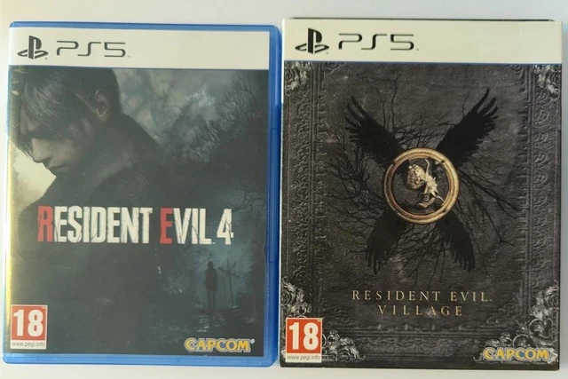 RESIDENT EVIL 4 & Resident Evil Village Steel Book (Sony PlayStation 5 ...