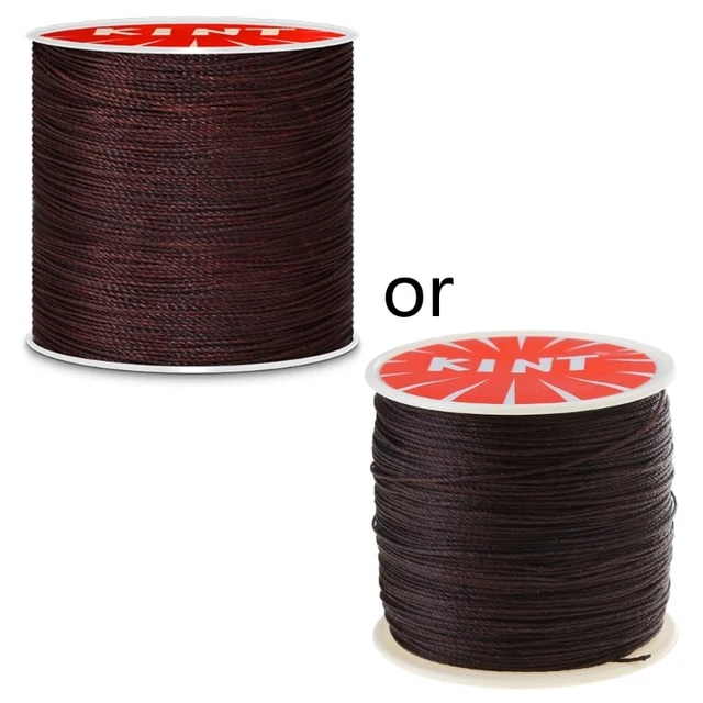 WAXED POLYESTER STRING Sewing Thread Cord for Jewelry Bracelet Making ...