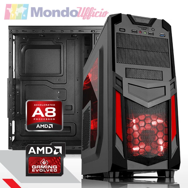PC COMPUTER GAMING AMD A8 9600 Quad Core - Ram 16 GB DDR4 - HD 1 TB ...