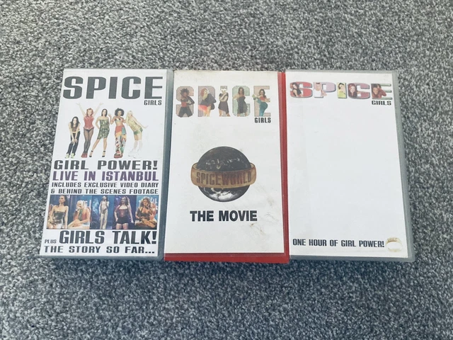 SPICE GIRLS X3 VHS Video Spiceworld The Movie / Live Istanbul / Hour ...
