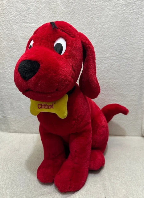 VINTAGE SCHOLASTIC LARGE Clifford the big red dog soft toy plush £19.99 ...