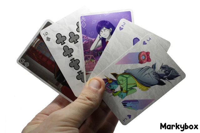 OMORI - FANMADE Hand-Drawn Omori Themed Playing Cards (standard deck) £ ...