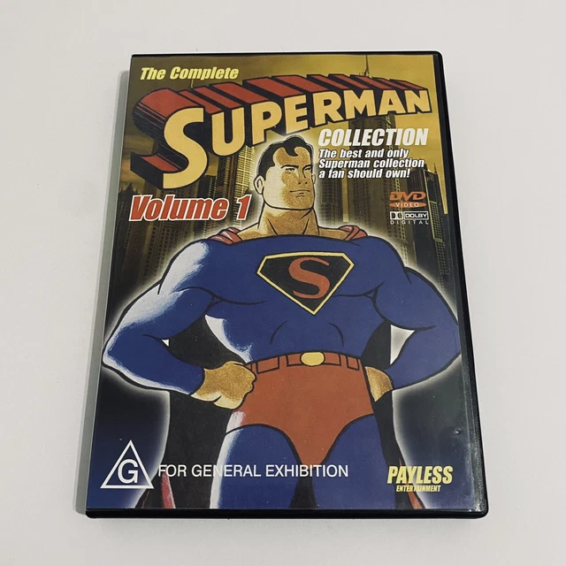 SUPERMAN ANIMATED SERIES DVD 1940s Original Superhero Collection Vol 1 ...