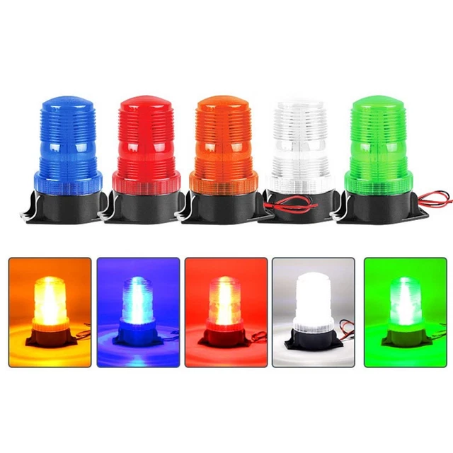 EMERGENCY WARNING ROOFTOP strobe light Ultra Visible LED Beacon Flash ...