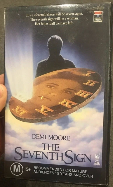 THE SEVENTH SIGN VHS VIDEO TAPE (1988 Demi Moore fantasy horror movie ...