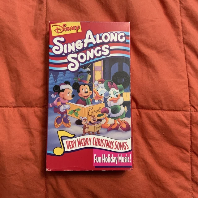 DISNEYS SING ALONG Songs - Very Merry Christmas Songs (VHS, 2000) £8.53 ...
