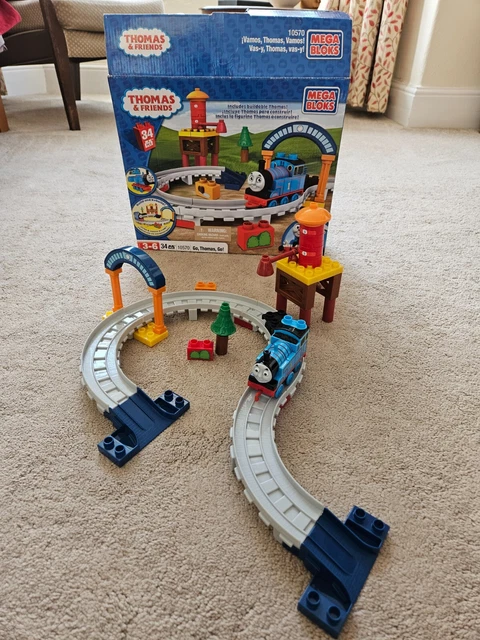 THOMAS THE TANK engine & friends Mega Bloks go Thomas go 10570 Duplo ...