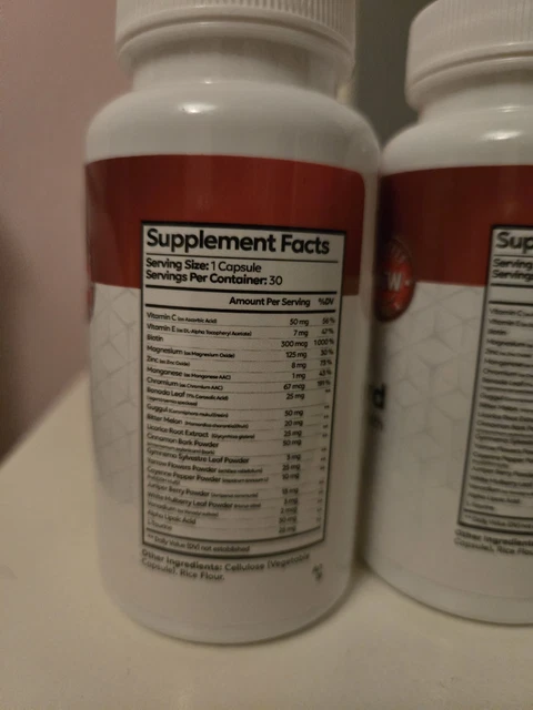 2 GLYCO CONTROL Plus Glucose management Blood Guard 30 capsules £31.88 ...