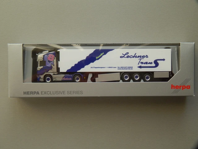 HERPA 941266 NEU+OVP - Lechner Trans Scania R Kühlkoffer-SZ Trucker ...