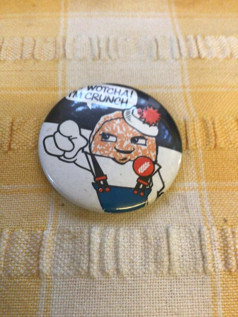 VINTAGE RARE 1982 Crunch Weetabix Man Badge £12.40 - PicClick UK