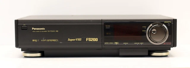 PANASONIC NV-FS200 HQ S-VHS Video Cassette Recorder / Super-VHS ...
