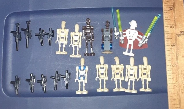 LEGO STAR WARS 10 MINIFIGURES General Grievous Commando Battle droids ...