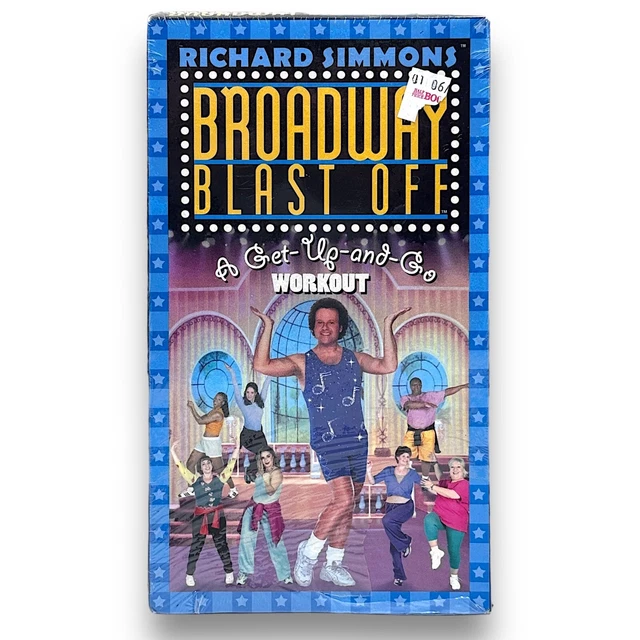 RICHARD SIMMONS VHS Broadway Blast Off, A Get Up and Go Workout VCR ...