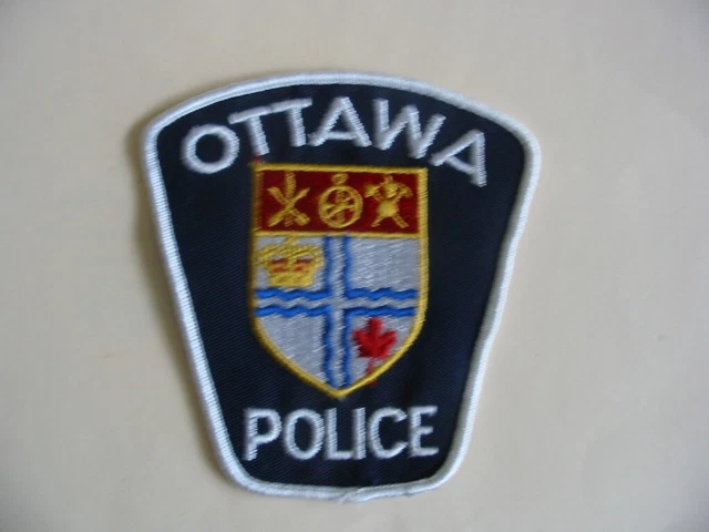 RARE OBSOLETE ( Cheese ) Patch Of The Ottawa Police, Ontario, Canada $4 ...