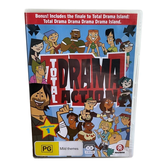 TOTAL DRAMA ACTION Collection 1 DVD - Region 4/AUS/PG/Animation/2 Discs ...