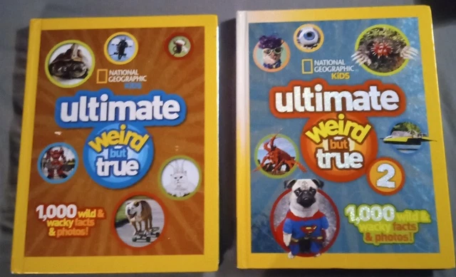 NATIONAL GEOGRAPHIC KIDS Ultimate Weird But True Facts Books 1 & 2 EUR ...