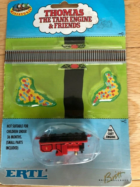 TWO RARE ERTL Vintage Miniature Thomas The Tank Engine model die-cast ...
