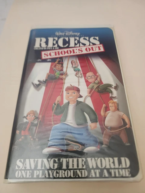 RECESS SCHOOL'S OUT Saving The World VHS Clamshell Case Walt Disney $4. ...