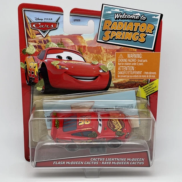 VOITURE DISNEY PIXAR CARS Radiator Springs - Flash McQueen Cactus ...