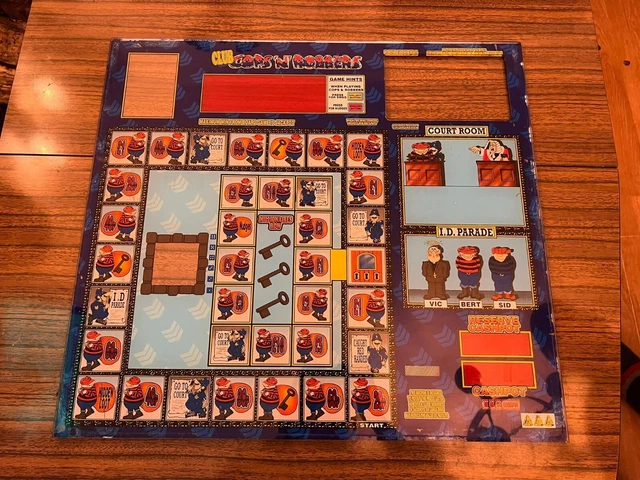 CLUB COPS AND Robbers Front Perspex, Scorpion 2, Early 90s Man Cave £26 ...