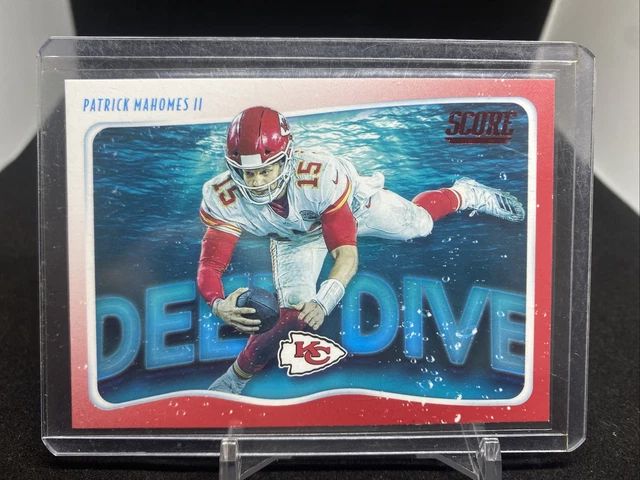 PATRICK MAHOMES II 2020 Score Deep Dive Red Parallel Card #Dd-Pm 🔥 EUR ...