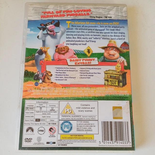 BARNYARD (DVD, 2007) "The Original Party Animals" (126/27) £1.13 - PicClick UK