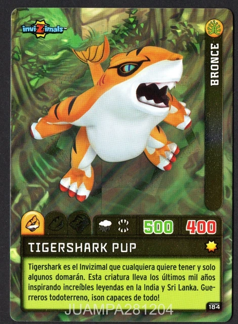 TIGERSHARK PUP #184 Cromo Invizimals Criaturas Secretas 2023 Panini EUR ...