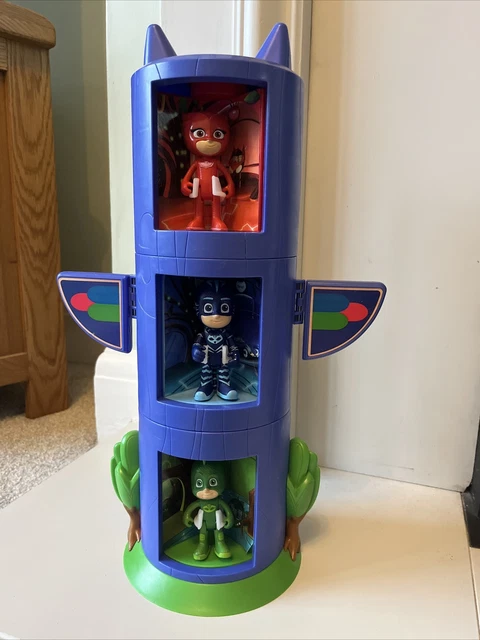 PJ MASKS TRANSFORMING Tower Playset 6 Figures - Complete Set £24.00 ...
