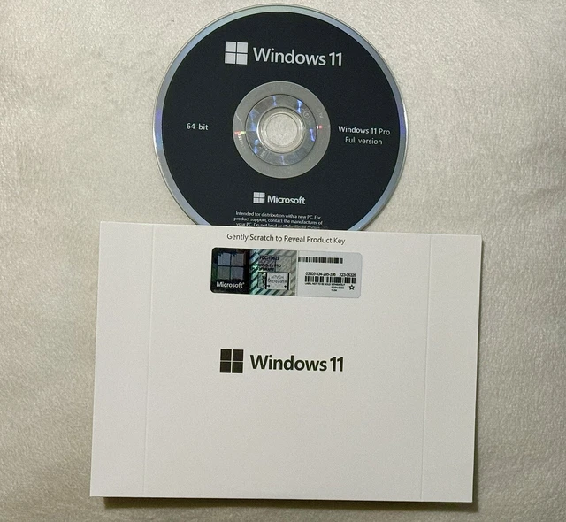 WINDOWS 11 PRO 64Bit Full Version DVD-KEY New Sealed (FQC-10528). £32. ...