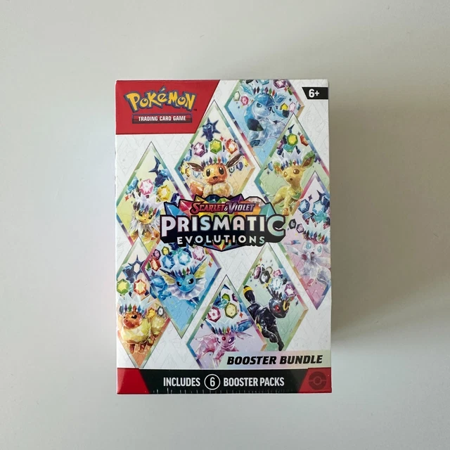 POKÉMON TCG SCARLET & Violet Prismatic Evolutions Booster Bundle ...