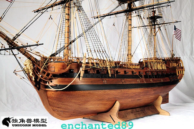 KIT SPEDIZIONE MODELLO legno USS Bonhomme Richard scala 1:48 58" kit ...
