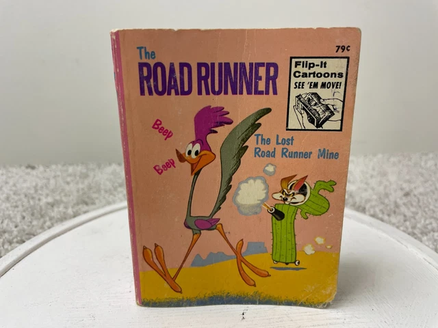THE ROAD RUNNER The Lost Road Runner Mine Carl Fallberg Flip-it Cartoon ...
