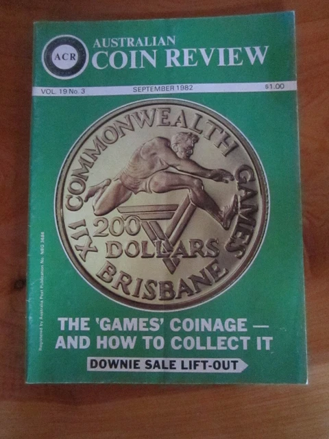 MAGAZINE AUSTRALIAN COIN Review September 1982 Vol. 19 No. 3 *Great ...