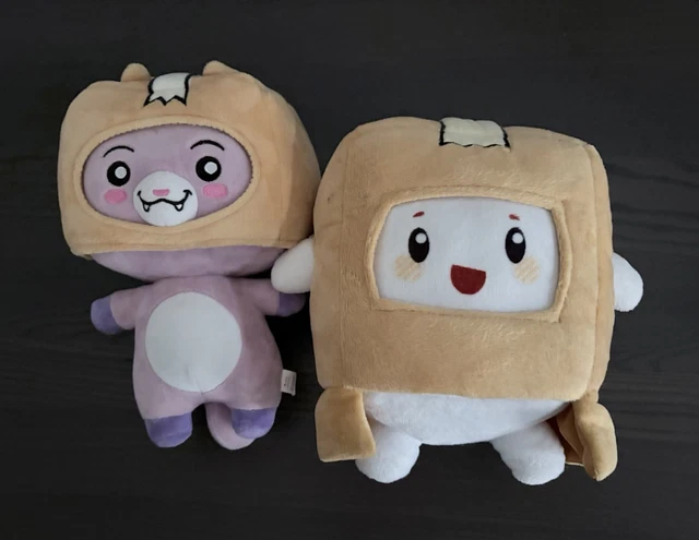 LANKYBOX LANKY BOX Foxy & Boxy 10” Plush Soft Toy. Original US Official ...