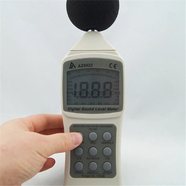 AZ8922 DIGITAL SOUND Level Meter Noise Meter Portable Sound Decibel ...