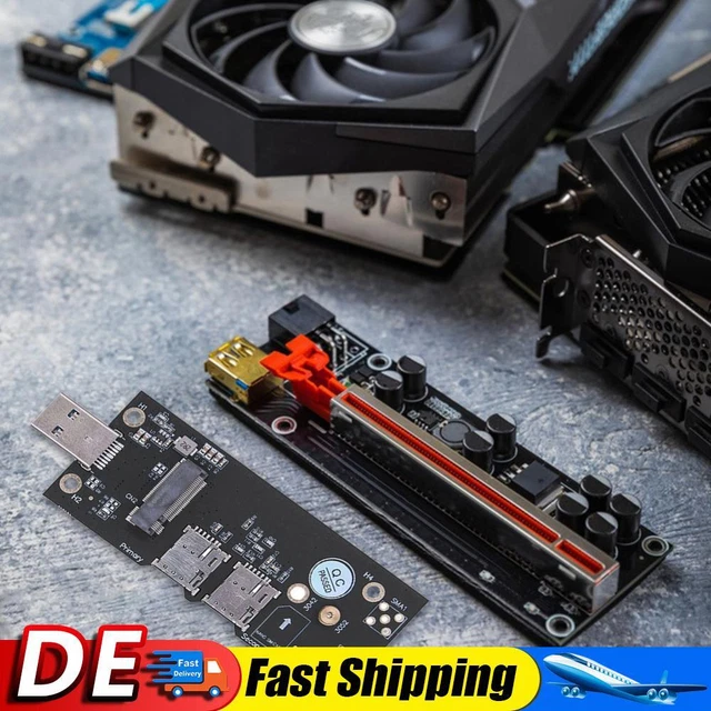 PCIE M.2-ZU-USB-3.0-RISER-BOARD-ADAPTERPLATINE (5G 4G Dual-NANO ...