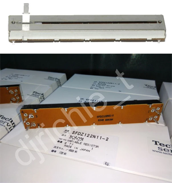 TECHNICS SL1200 1210 Mk2 pitch GENUINE SFDZ122N11-2 (with centre click ...