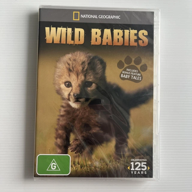 WILD BABIES NEW/SEALED region 4 DVD (National Geographic animal ...
