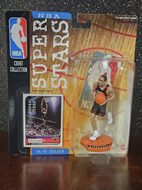 FIGURINE ALLEN IVERSON NBA SUPER STARS 1999 NBA Court Collection Neuf ...