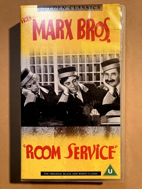 THE MARX BROTHERS In Room Service, VHS Video, Cert U, Comedy Video £2. ...